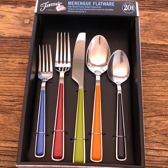 Fiestaware | Dining | Fiesta Merengue Flatware Set | Poshmark